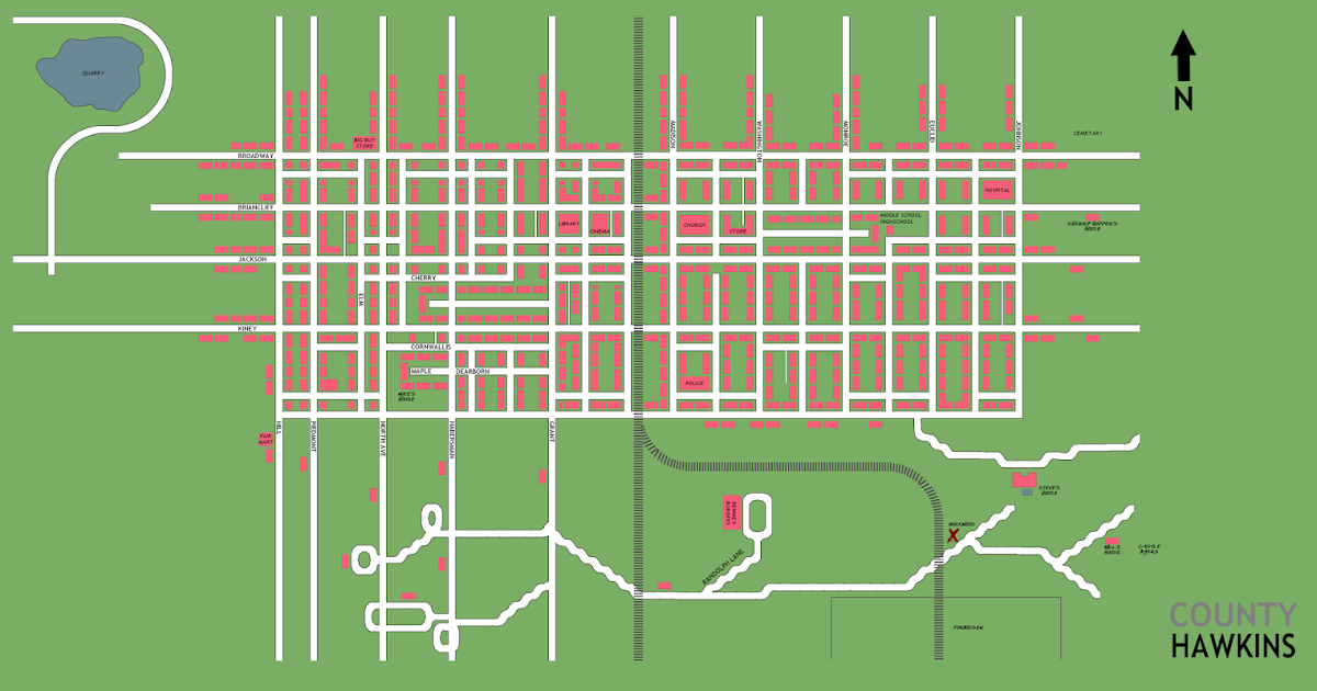 The Chessboard Factory: Stranger Things: map of Hawkins 1.8