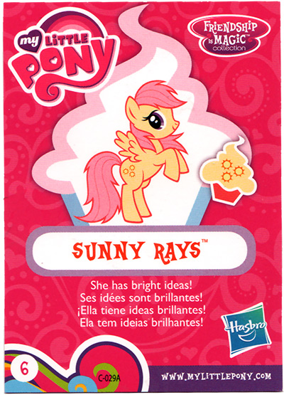 MLP Sunny Rays Blind Bag Cards | MLP Merch