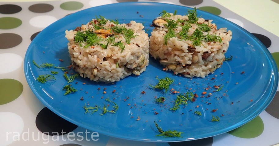 radugateste: Pilaf turcesc cu midii