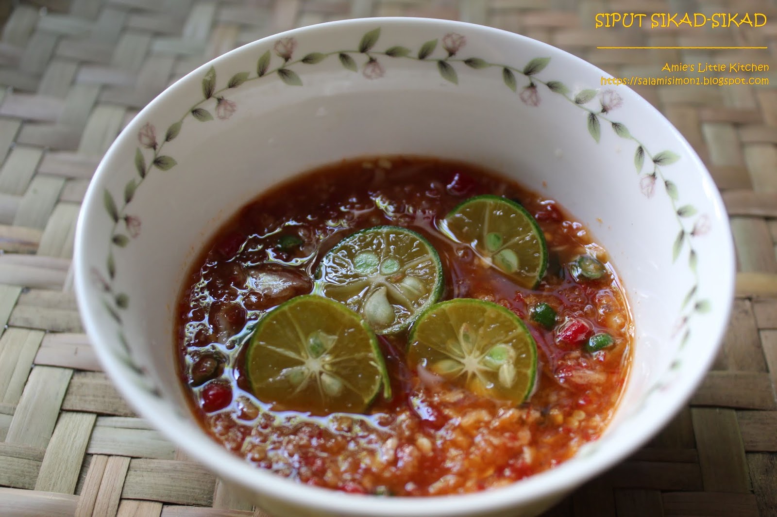 Siput Sikad-Sikad - Amie's Little Kitchen