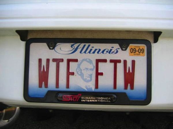 World Amazing Photos: Funny Custom License Plates ideas | Vanity Front ...