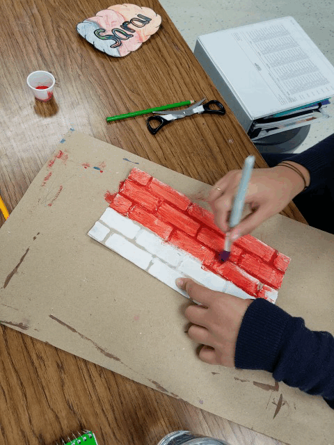 Cardboard String art