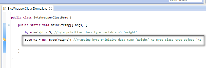 Selenium-By-Arun: 243. Byte Wrapper Class