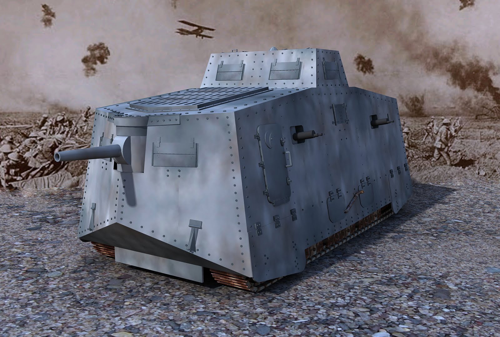 SketchUP Power 草圖力量: AV7 IN WWI
