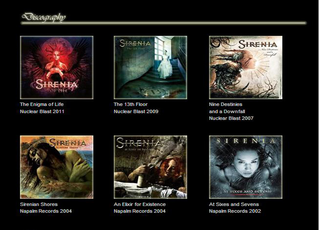 Sirenia ~ ALL ABOUT MUSIC