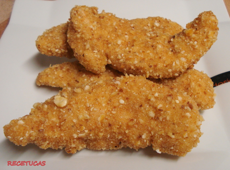 POLLO REBOZADO CON KIKOS | Recetucas Sin Gluten