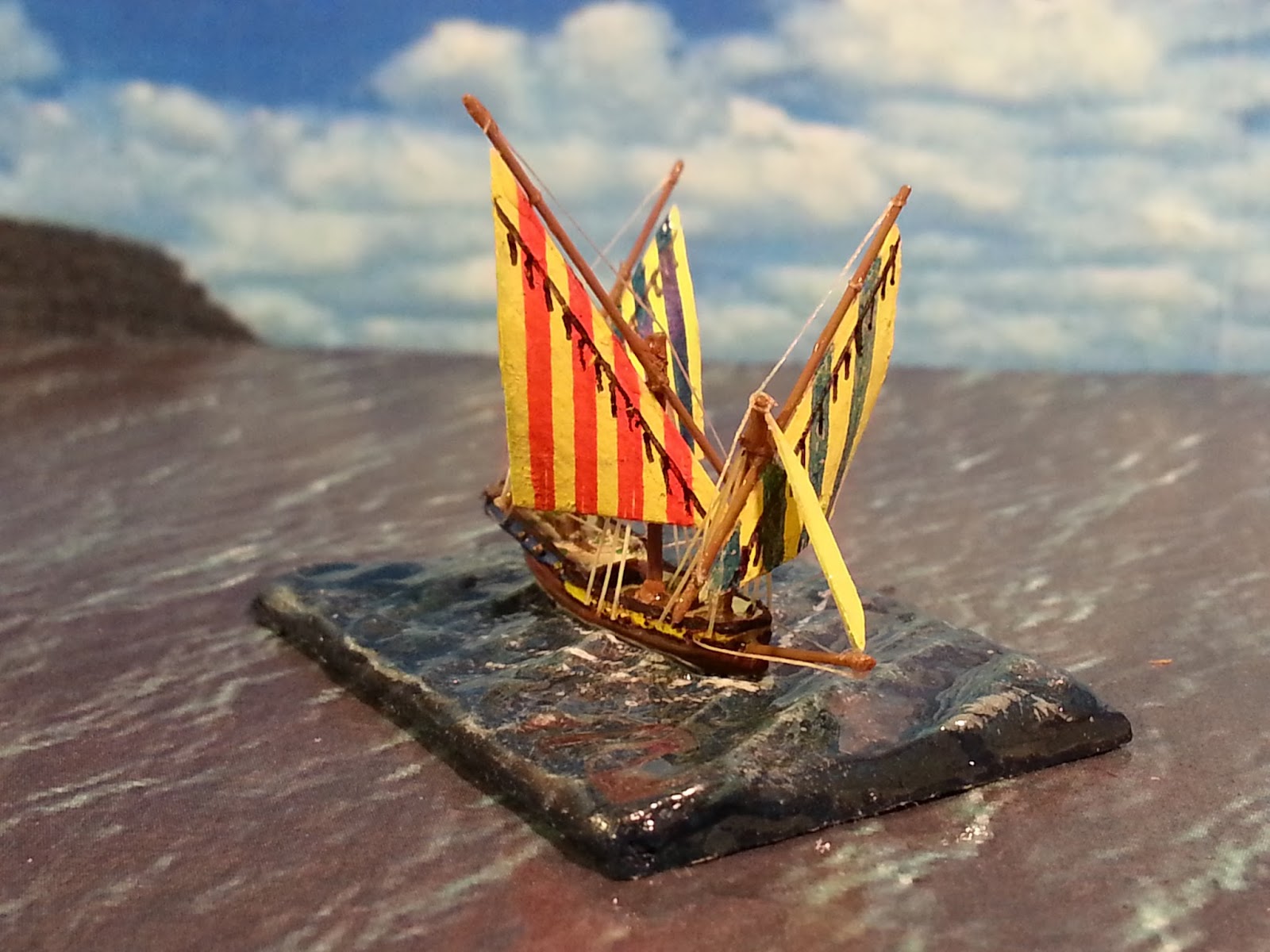 A Miniatures Hobby Room: Tired of Square Riggers - Navwar Small Xebec ...