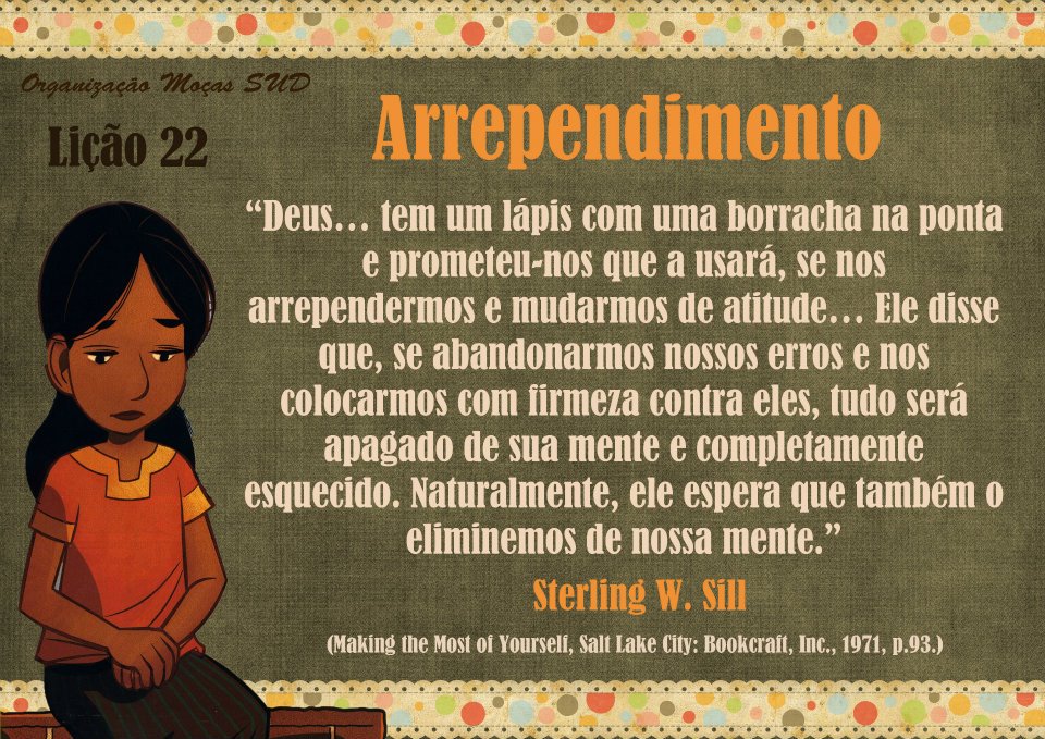 LIÇÃO 22 - ARREPENDIMENTO