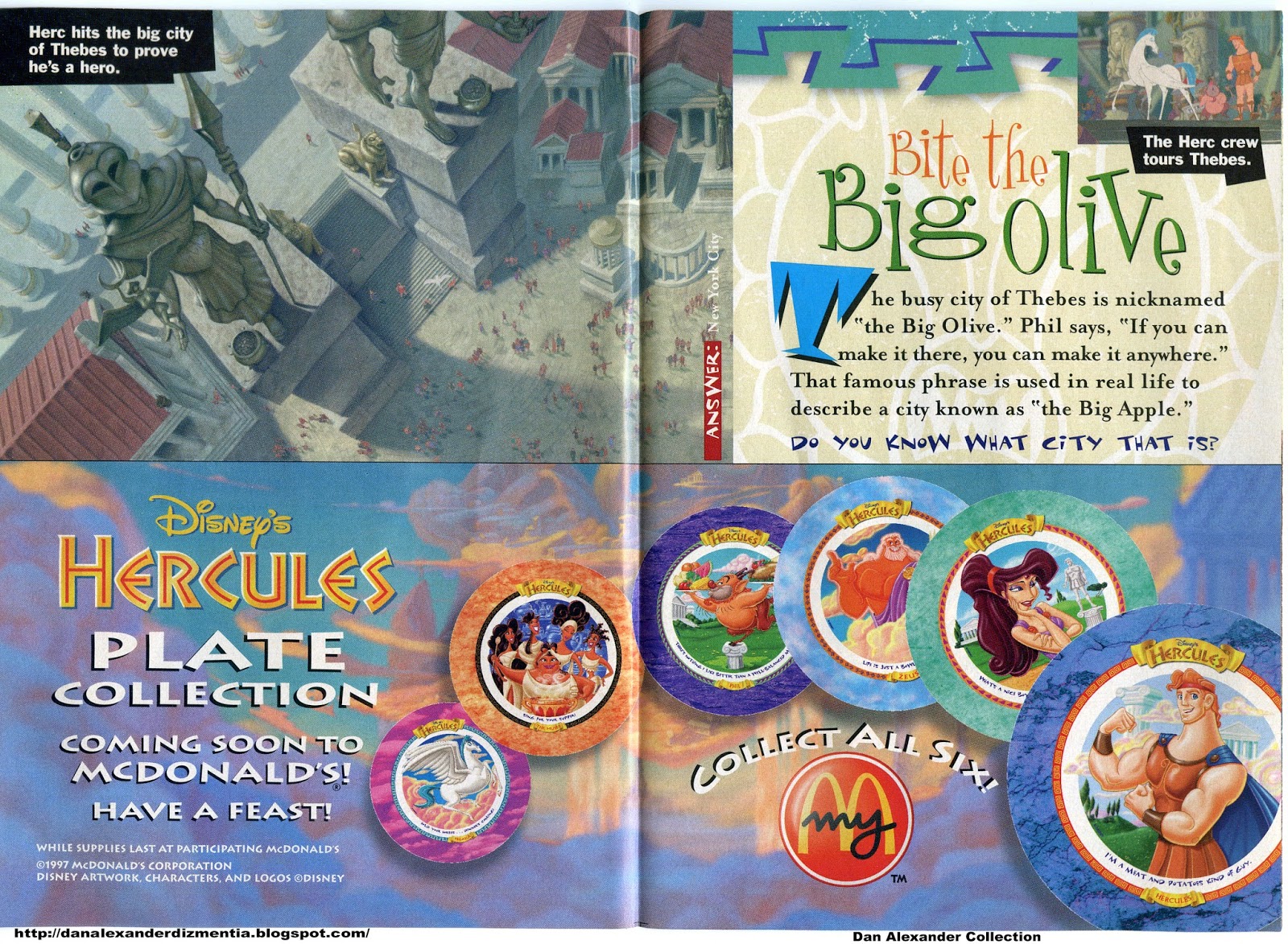 Dan Alexander Dizmentia: Disney's Hercules At McDonald's