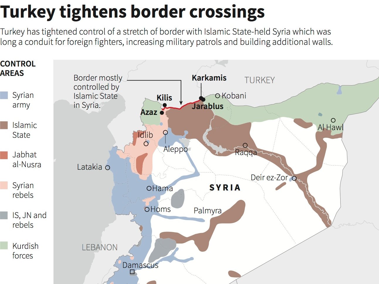 War News Updates: Two Maps On Who Controls What Territory In Syria