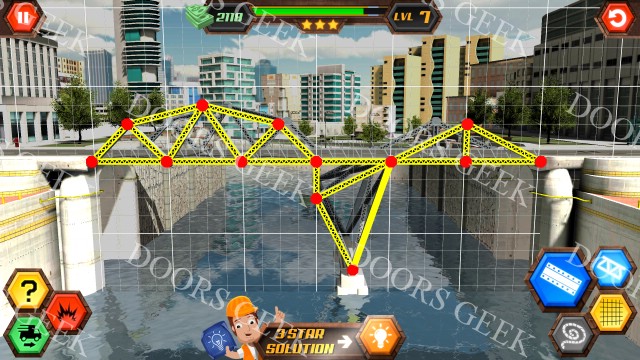 Bridge Construction Simulator [Hard] Level 7 ~ Doors Geek