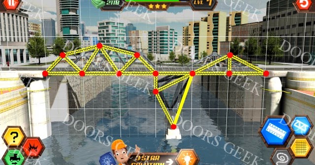 Bridge Construction Simulator [Hard] Level 7 ~ Doors Geek