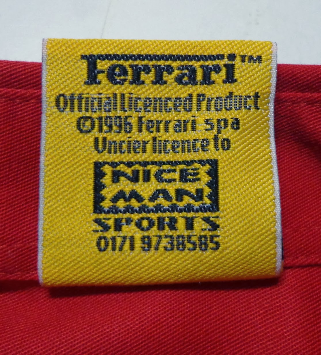 suedeheadbundles: Ferrari F1 Pit Crew Shirt (SOLD)