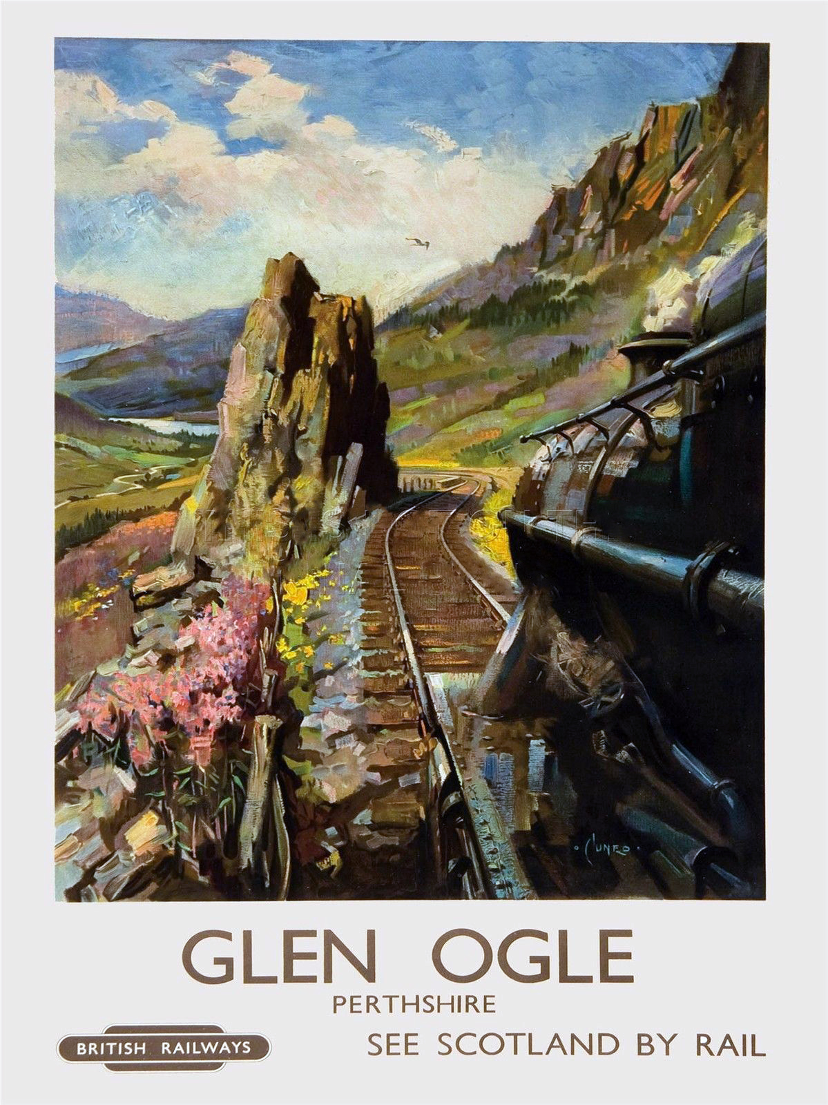 transpress nz: the former Callander and Oban Railway, Scotland