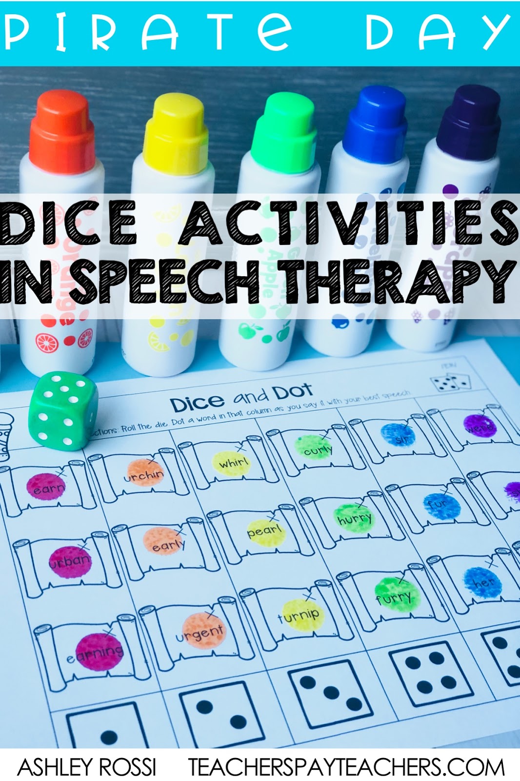 Pirate Day in Speech Therapy Activities - Sweet Southern Speech