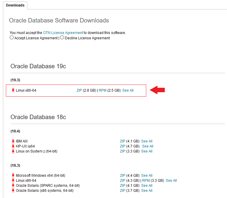 Oracle 19c disponível para download nas plataformas Linux x86-64 ...