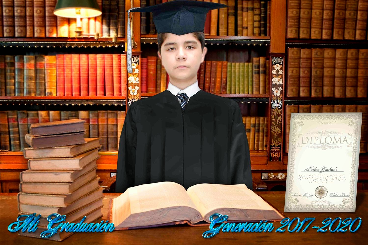 Fotomontaje para graduación - Plantillas para photoshop 2020