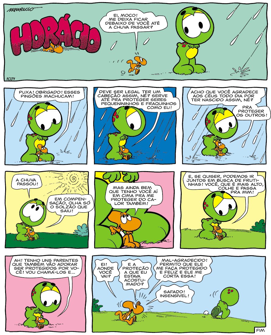 Blog do XANDRO: Tiras N°8333 : Horácio - Mauricio de Sousa!
