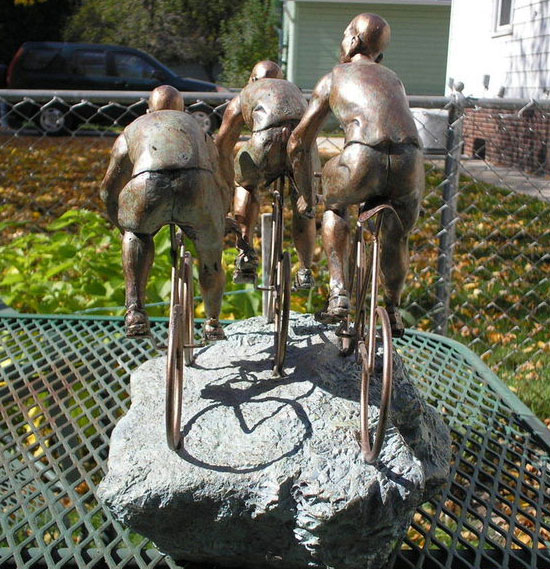 Jim Langley's Bicycle Beat: Bike Art: Do You Know This Cycling Sculpture?