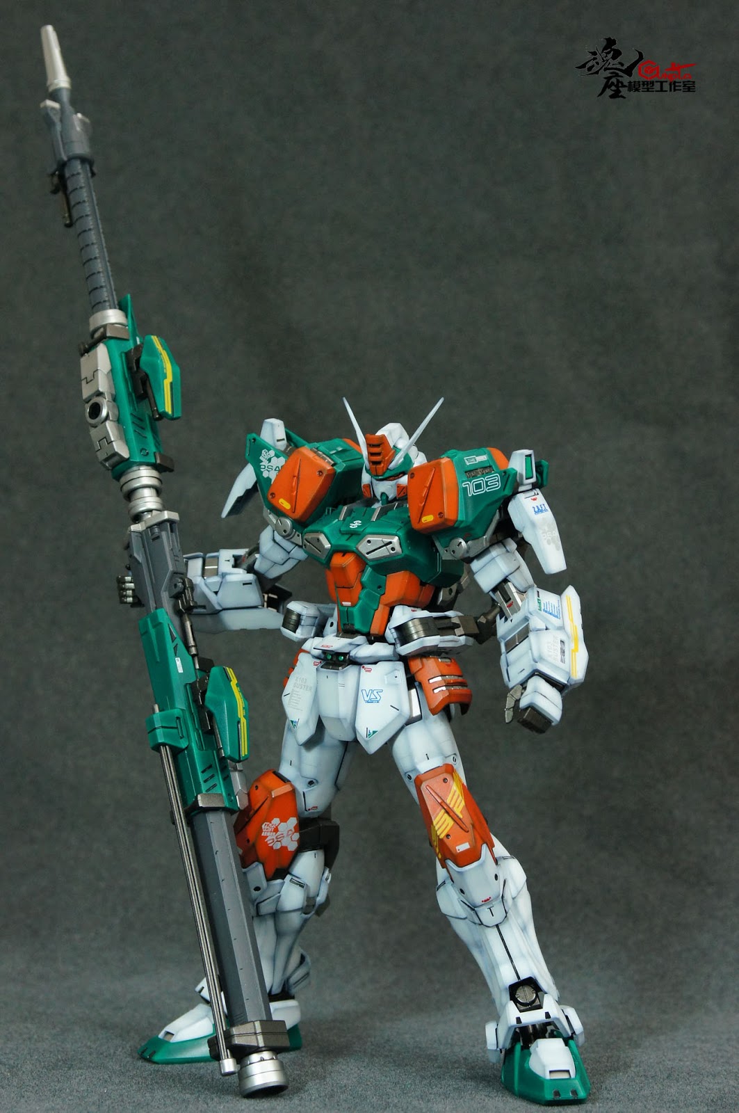 MG 1/100 Buster Gundam customized build