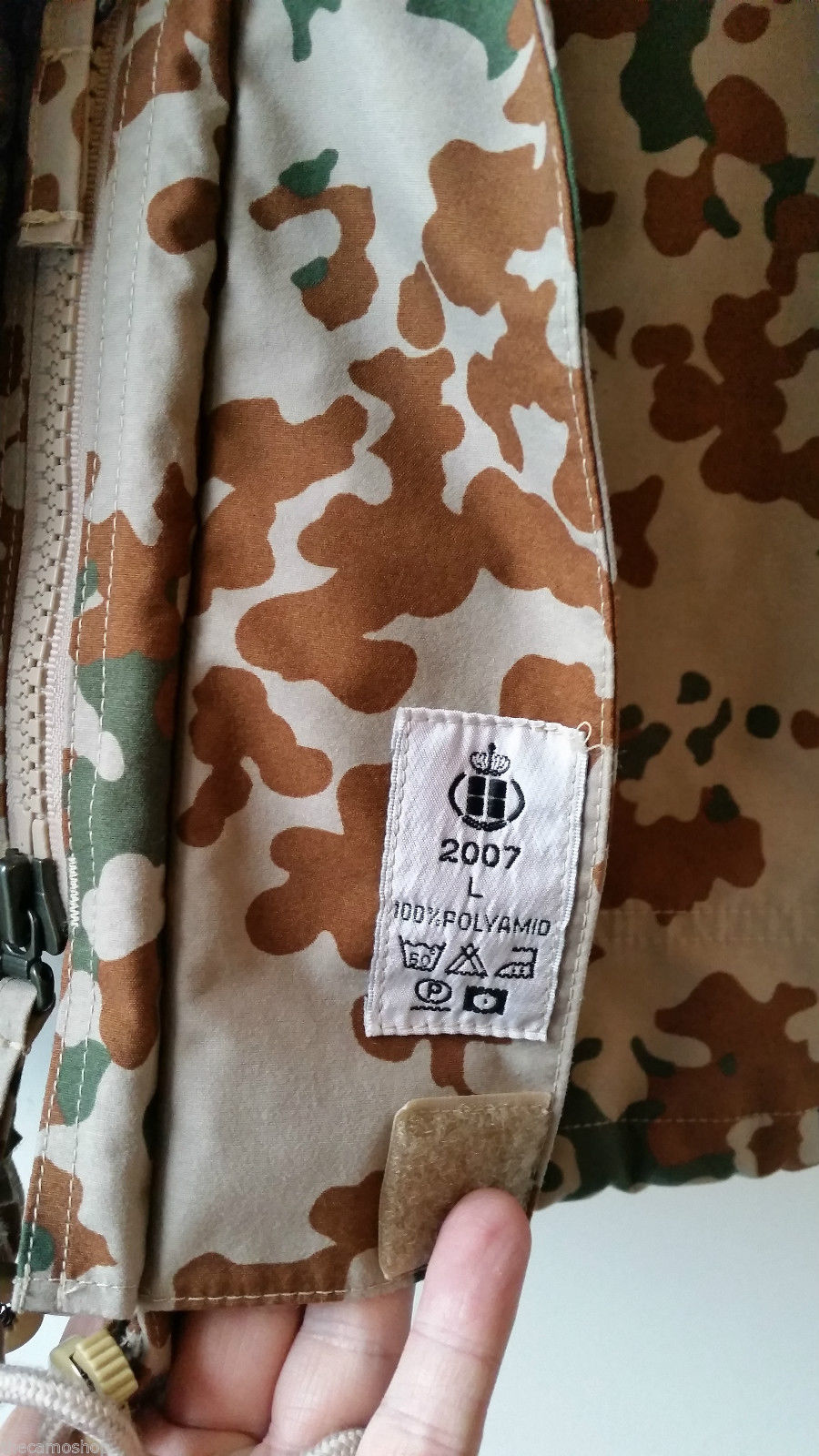 Webbingbabel: Danish Army Desert m84 Camo Goretex Waterproof Set