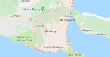 Peta Banyuwangi Lengkap (Google Map)