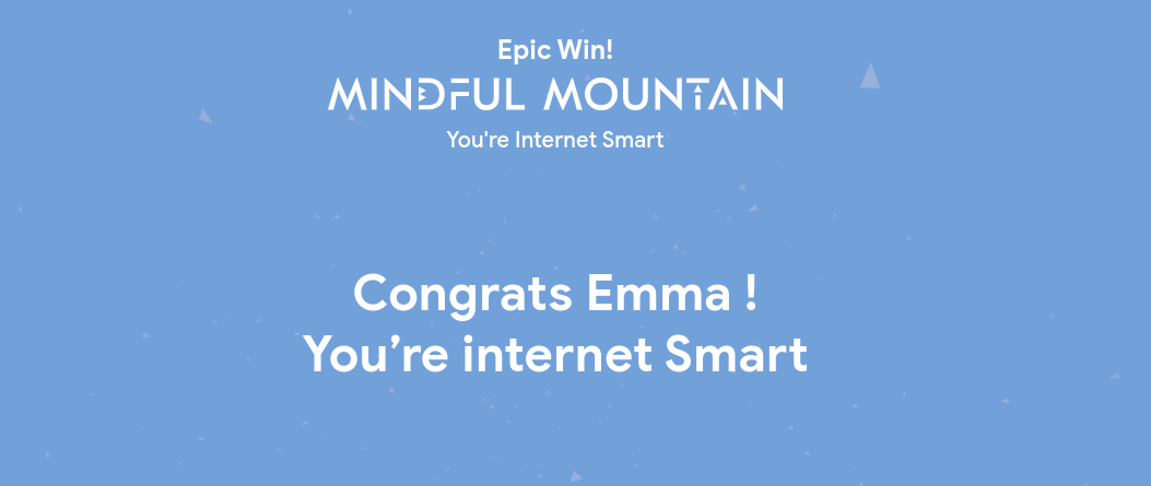 Emma @ Papakura Central School: Interland certificate