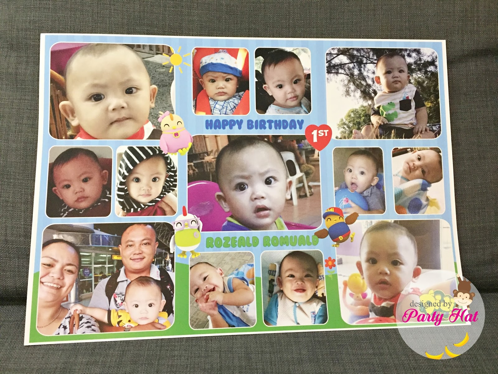 Party Hat: Didi and Friends birthday party for Rozeald