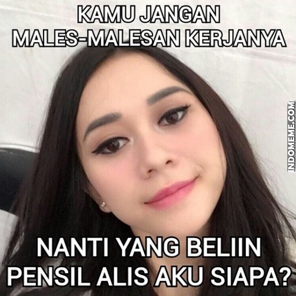 10 Meme Penyemangat Kerja Dari Cewek Ini Bikin Cowok Semangat Nyari ...