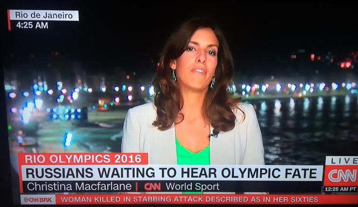 free to find truth: 33 85 | CNN's 2016 Olympics news correspondent ...