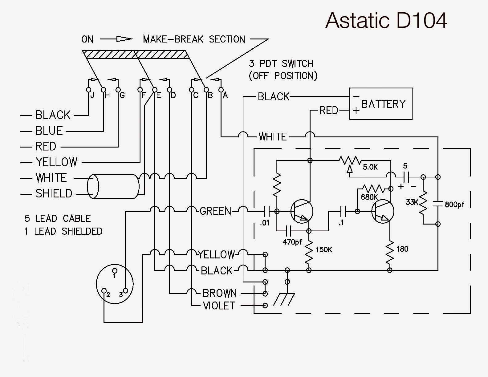 HAM gear: Astatic D104 Silver Eagle Mic