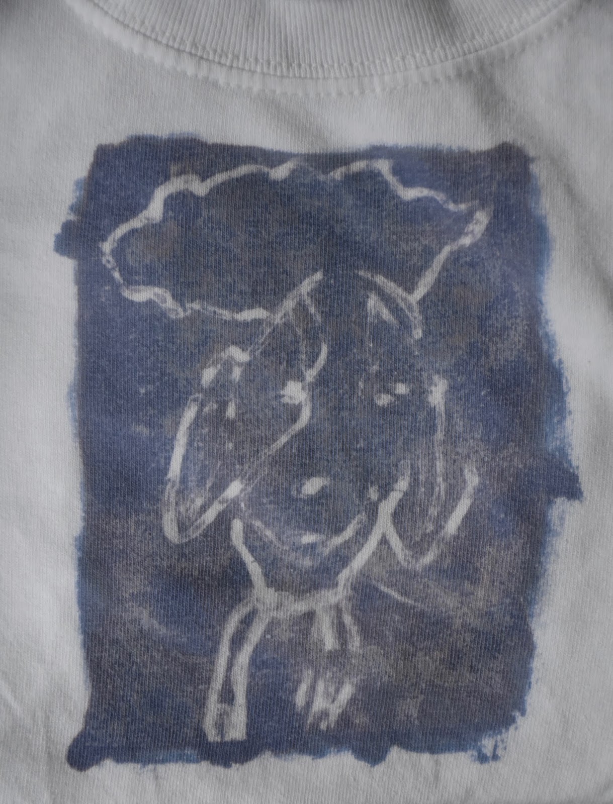 Doodlebug Dabblings: sun prints on t-shirts