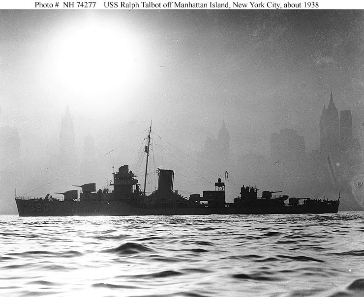 Naval Warfare: USS Ralph Talbot (DD-390)