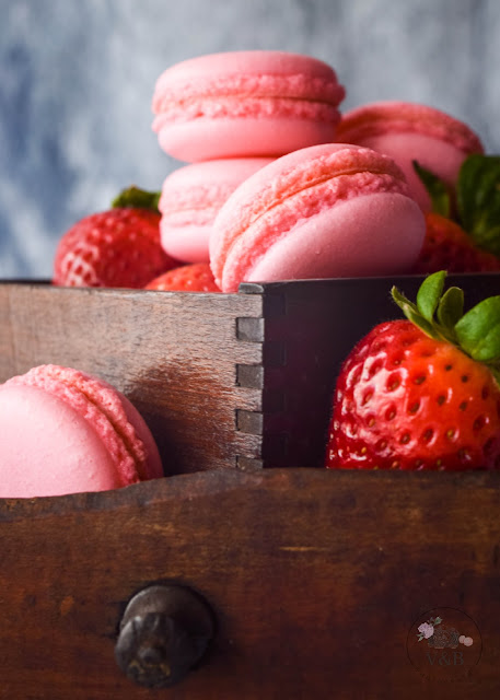 Macarons de Fresa - Vanilla & Berries