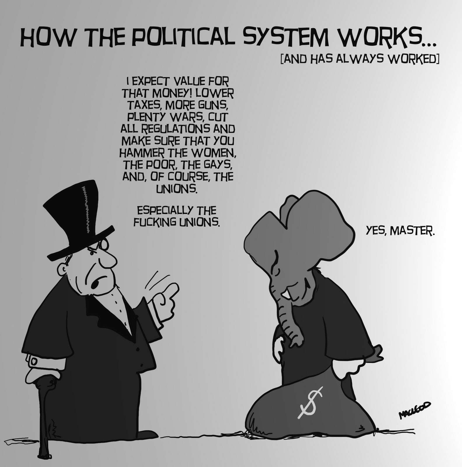 MacLeod Cartoons: The American Political System