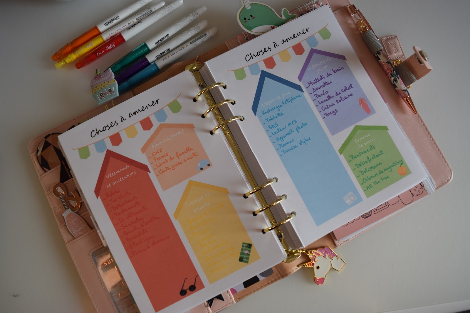 Shireece Planner: DIY Planifier ses vacances [Plan with me #2]