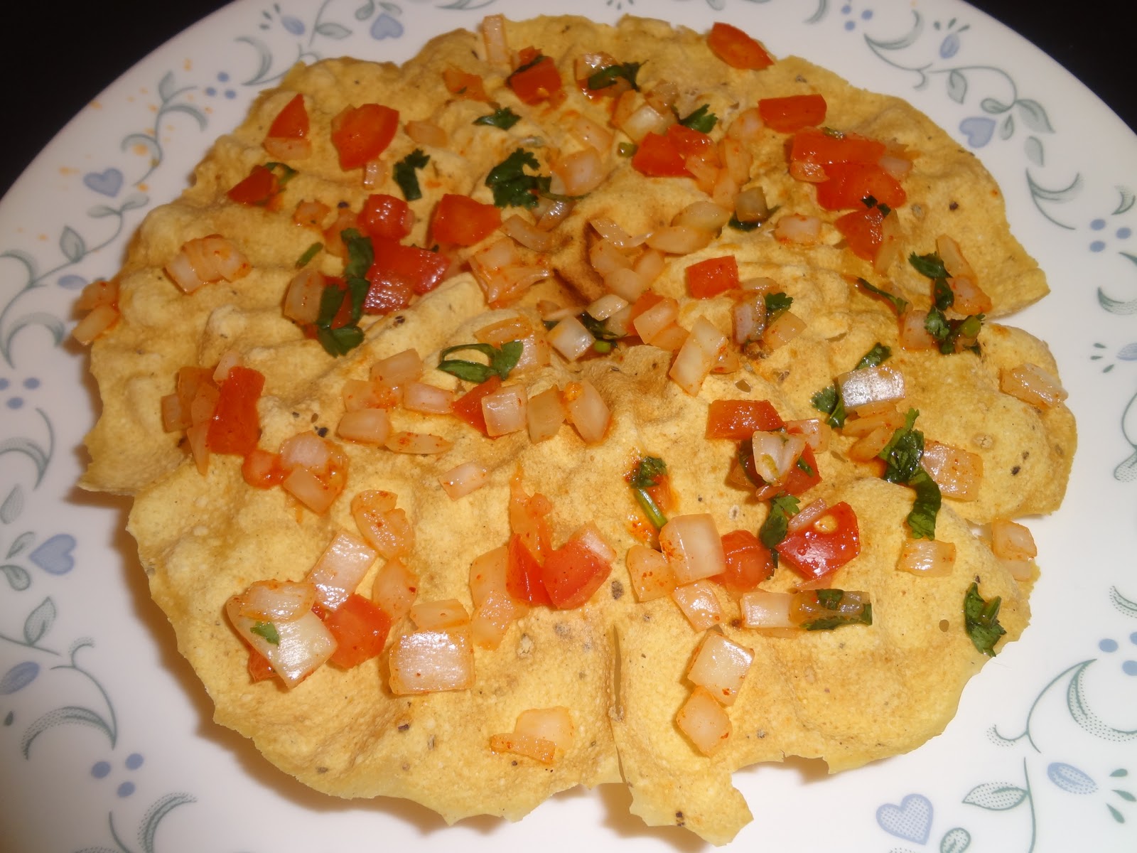 Achusmenu- Indian Vegetarian Cooking: Masala Papad