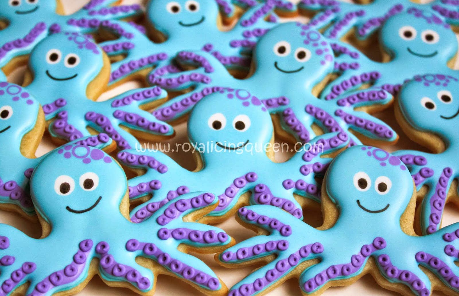 The Royal Icing Queen: Octopus Cookies