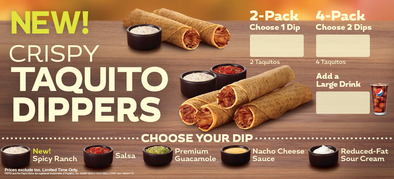 News: Taco Bell Testing Crispy Taquito Dippers | Brand Eating