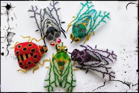 Jewelry Designer Blog. Jewelry by Natalia Khon: The Beaded Fly - DIY