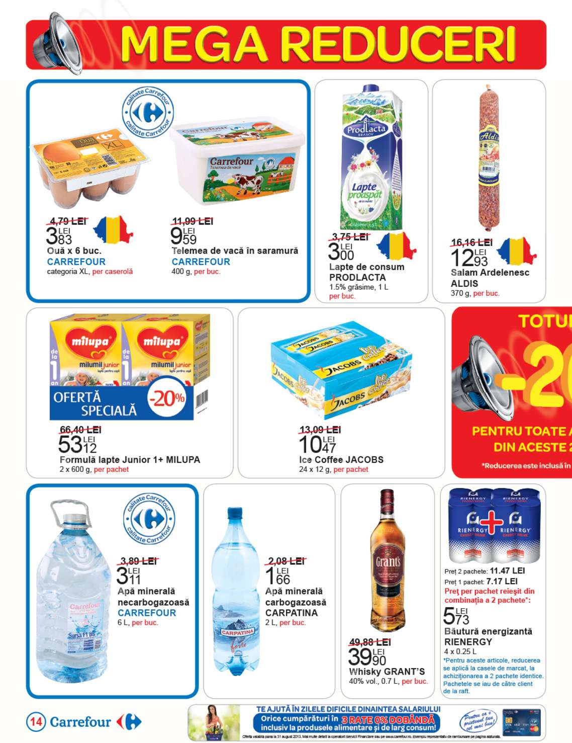 Catalog oferte si promotii: Oferta Carrefour Suceava iulie-august 2013