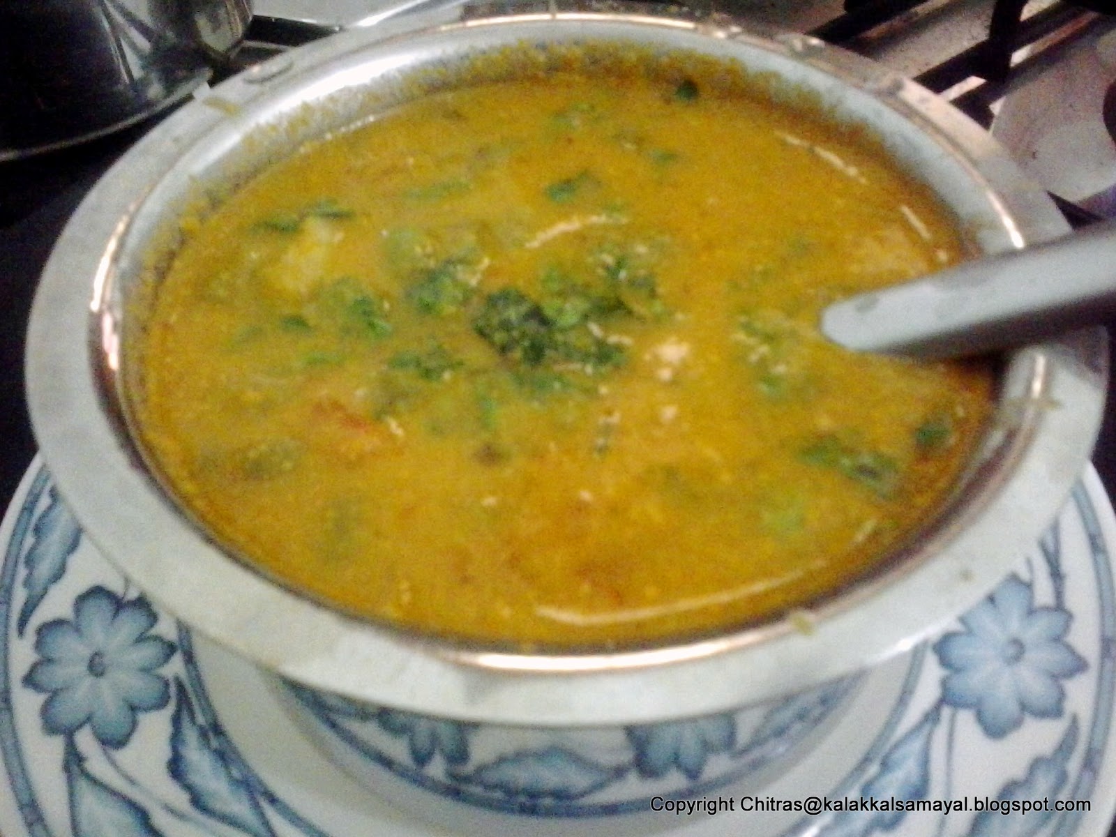 kalakkalsamayal: Vegetable kuruma