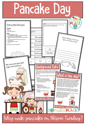 Paula's Place Teaching Resources: Pancake Day