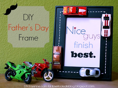 iLoveToCreate Blog: DIY Father's Day Frame