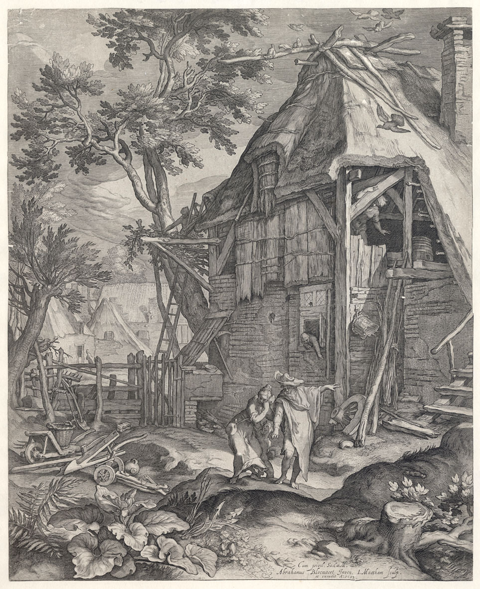 Prints and Principles: Jacob Matham’s engraving, “Abraham casting out ...