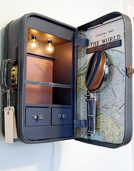 25 Creative Ways to Decorate with Old Suitcases | The Cottage Market