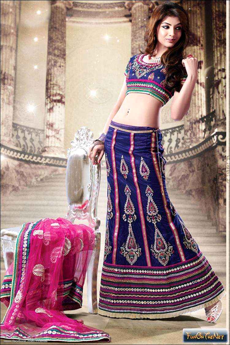 TELUGU WEB WORLD: Langa and Ooni - Half sarees to Modern women ...