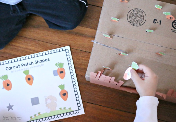 Peter Rabbit Shape Matching Activity | School Time Snippets