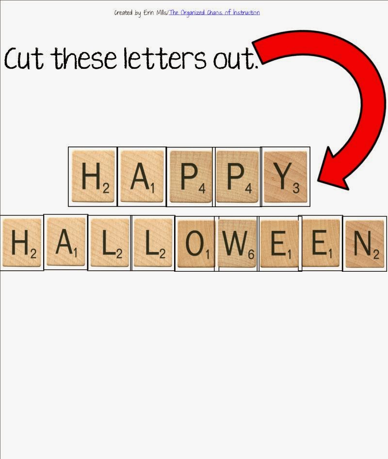 The Organized Chaos Of Instruction: Happy Halloween Making Words ...