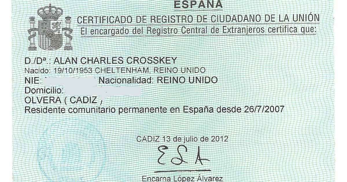 Una empresa de servicios: Renovar nie comunitario